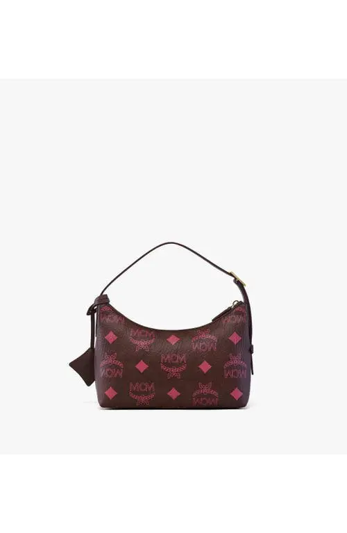Mcm Maxi Visetos Hobo Bag - Cinnamon
