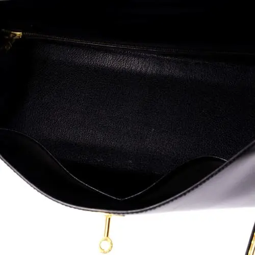Hermès Kelly Handbag Box Calf With Gold Hardware 32