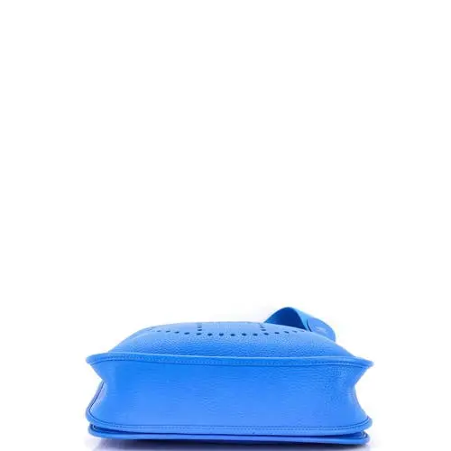 Hermès Evelyne Bag Gen Iii Clemence Pm - Bleu Hydra