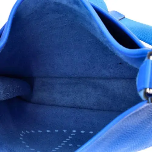 Hermès Evelyne Bag Gen Iii Clemence Pm - Bleu Hydra