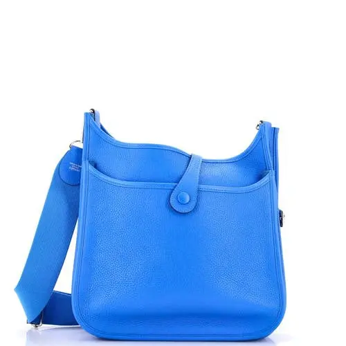 Hermès Evelyne Bag Gen Iii Clemence Pm - Blue