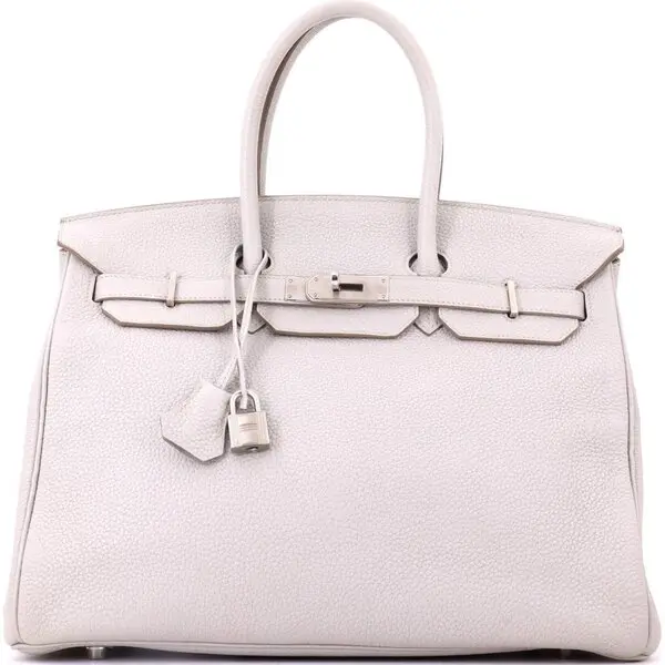 Hermès Birkin Handbag Grey Togo With Palladium Hardware 35 - Gris Perle