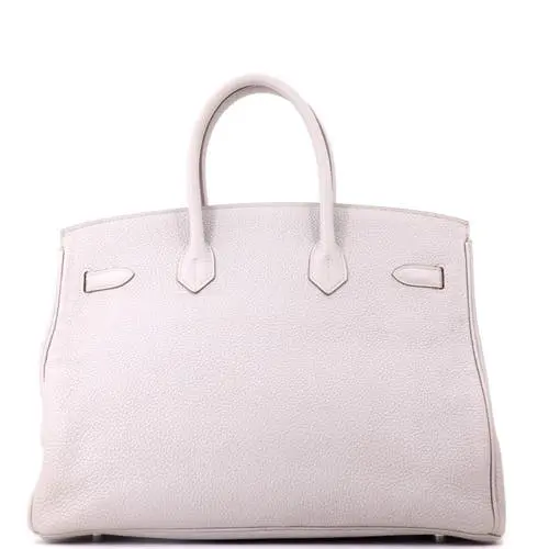 Hermès Birkin Handbag Grey Togo With Palladium Hardware 35 - Gris Perle