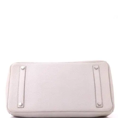 Hermès Birkin Handbag Grey Togo With Palladium Hardware 35 - Gris Perle