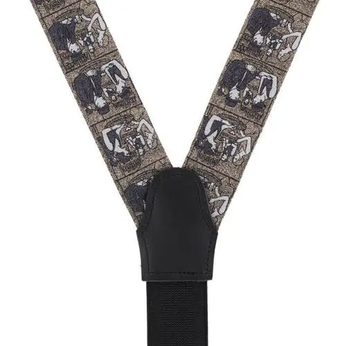 Trafalgar The Nightcap Novelty Silk Formal End Suspenders