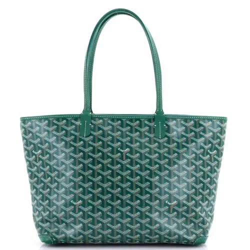 Goyard Artois Tote Coated Canvas Pm - Green