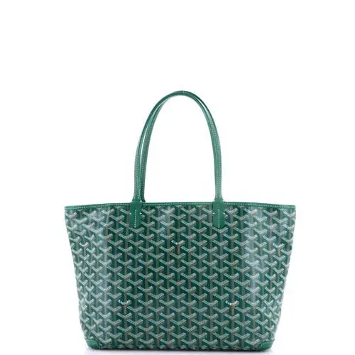 Goyard Artois Tote Coated Canvas Pm - Green