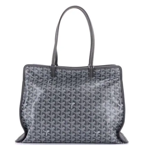 Goyard Hardy Pet Carrier Coated Canvas Pm - Grey