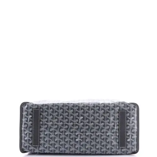 Goyard Hardy Pet Carrier Coated Canvas Pm - Grey