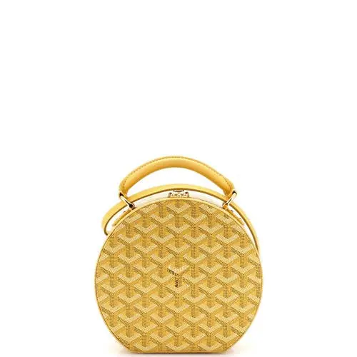 Goyard Alto Hatbox Bag Coated Canvas - Yellow