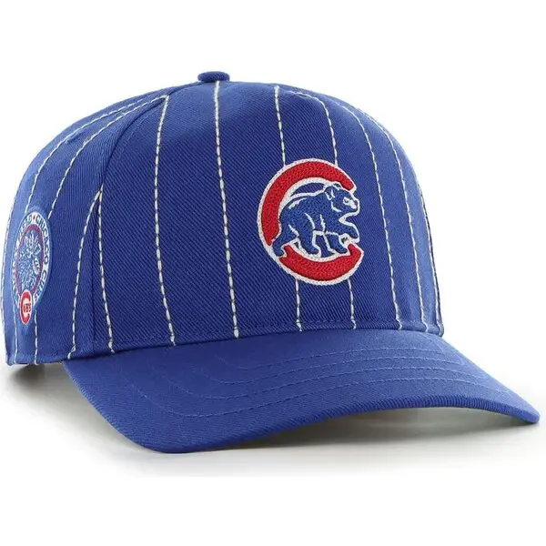 '47 47 X Rawlings Chicago Cubs Pinstripe Hitch Cap - Royal