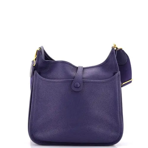 Hermès Evelyne Bag Gen Iii Clemence Pm - Blue