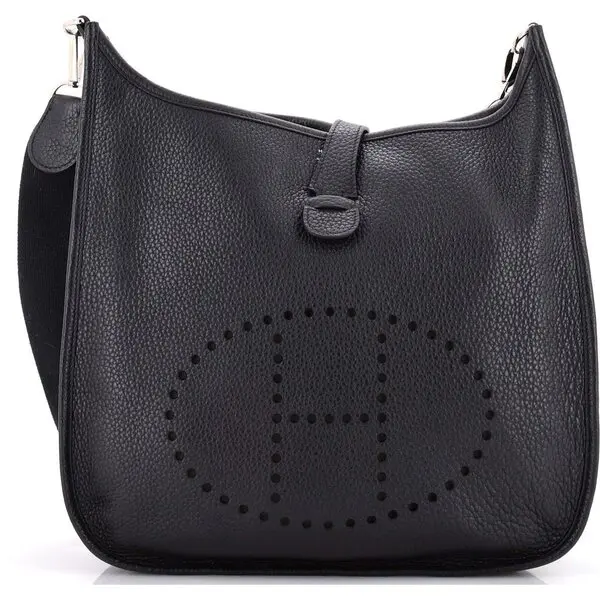 Hermès Evelyne Bag Gen Ii Clemence Gm - Noir