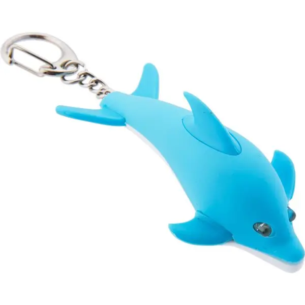 BEACHCOMBERS Dolphin Light-up Led Keychain - Blue