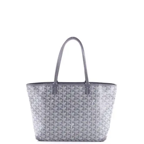 Goyard Artois Tote Coated Canvas Pm - Grey
