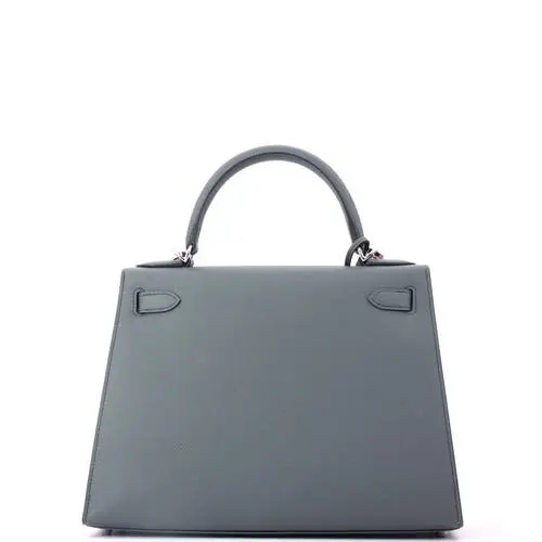 Hermès Kelly Handbag Epsom With Palladium Hardware 28