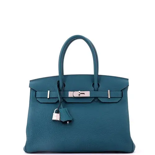 Hermès Birkin Handbag Green Swift With Palladium Hardware 25 - Menthe