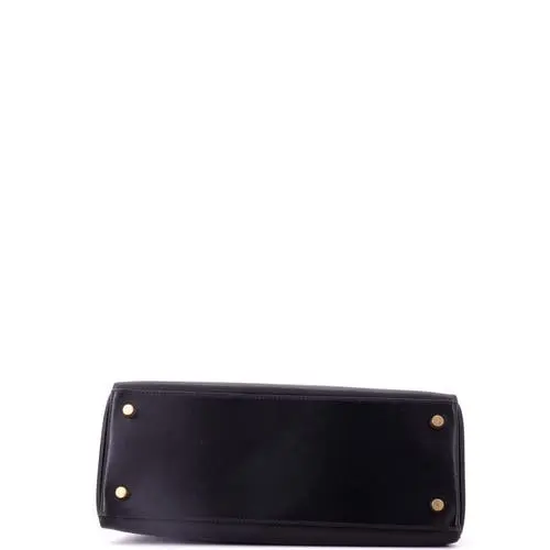 Hermès Kelly Handbag Box Calf With Gold Hardware 28 - Black