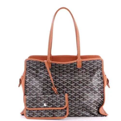 Goyard Hardy Pet Carrier Coated Canvas Pm - Brown