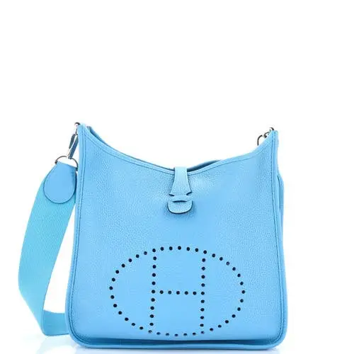 Hermès Evelyne Bag Gen Iii Clemence Pm - Blue