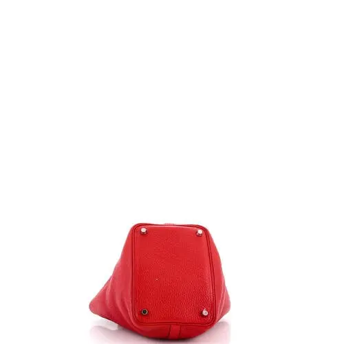 Hermès Picotin Lock Bag Clemence Pm - Red