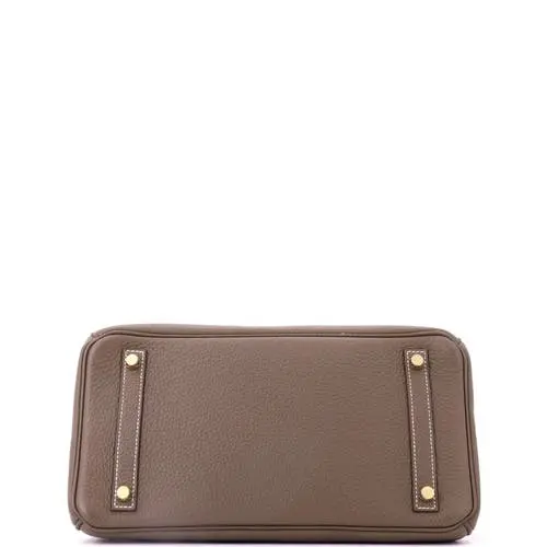 Hermès Birkin Handbag Togo With Gold Hardware 30 - Grey