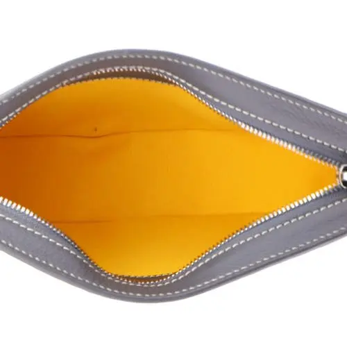Goyard Hirondelle Shoulder Bag Coated Canvas And Leather - Grey
