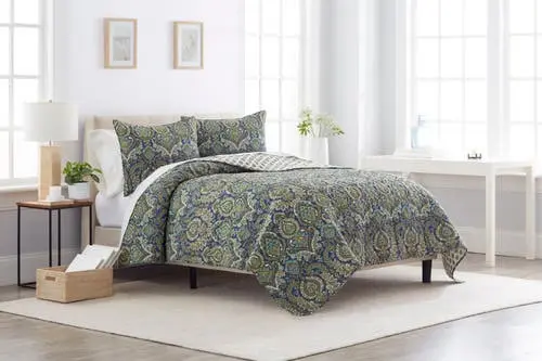 C&F HOME Kingstown Paisley Damask Quilt Set