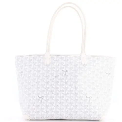 Goyard Artois Tote Coated Canvas Pm - White