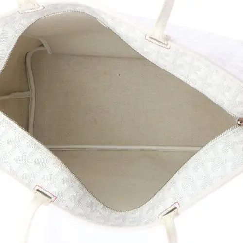 Goyard Artois Tote Coated Canvas Pm - White