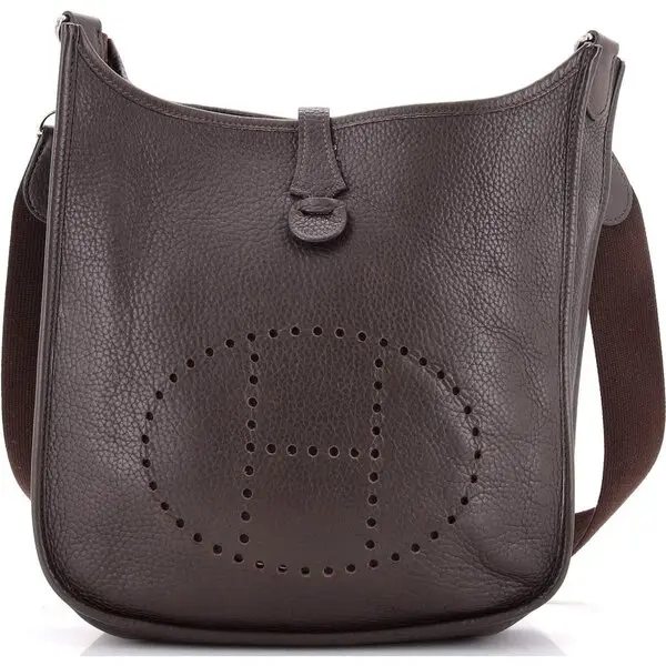 Hermès Evelyne Bag Gen Ii Clemence Pm - Chocolat