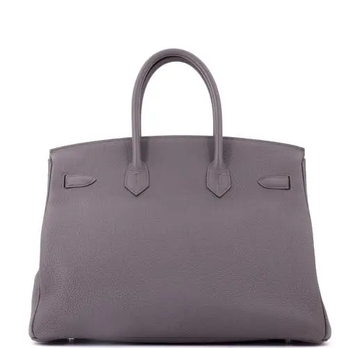 Hermès Birkin Handbag Togo With Palladium Hardware 35 - Grey