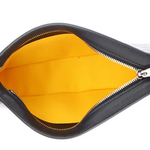 Goyard Hirondelle Shoulder Bag Coated Canvas And Leather - Black