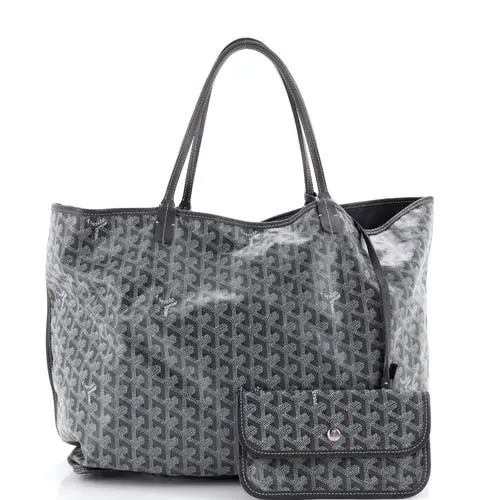 Goyard Anjou Reversible Tote Coated Canvas Gm - Grey