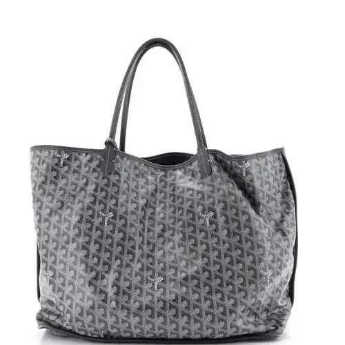 Goyard Anjou Reversible Tote Coated Canvas Gm - Grey