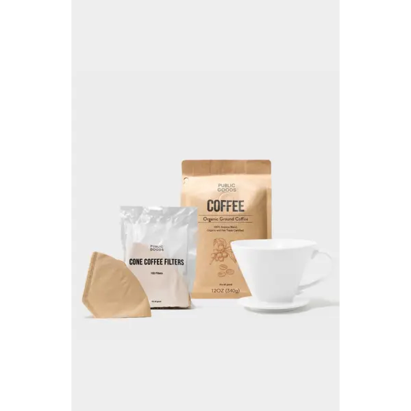 PUBLIC GOODS The Perfect Pour Collection Coffee Bundle - Brown