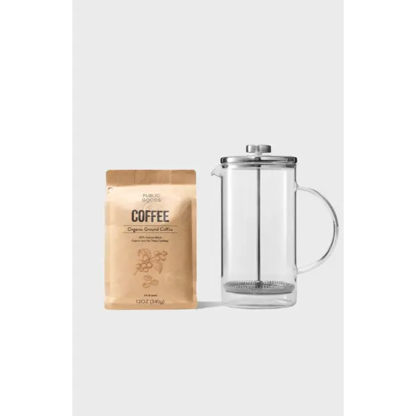 PUBLIC GOODS Good Morning Brew Coffee Bundle - Brown