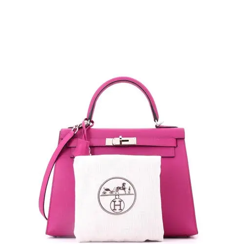 Hermès Kelly Handbag Epsom With Palladium Hardware 28