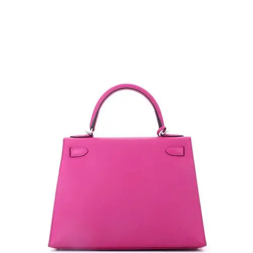 Hermès Kelly Handbag Epsom With Palladium Hardware 28
