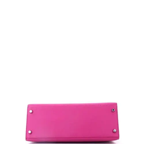 Hermès Kelly Handbag Epsom With Palladium Hardware 28