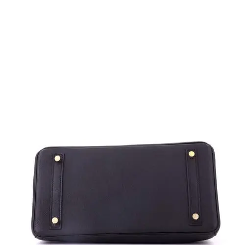 Hermès Birkin Handbag Black Epsom With Gold Hardware 30 - Noir