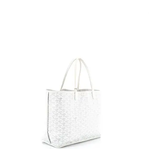 Goyard Anjou Reversible Tote Coated Canvas Pm - White