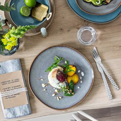 VILLEROY & BOCH Lave Beige Salad Plate - Multi