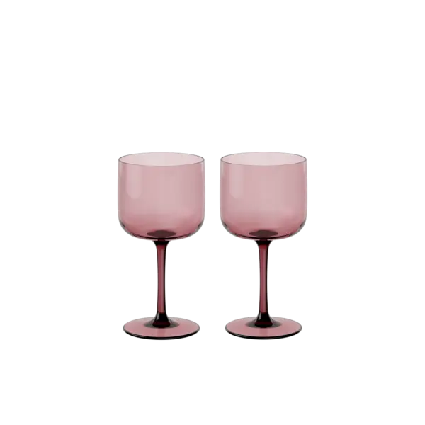 VILLEROY & BOCH Like Wine / Water Glass Pair - Grape