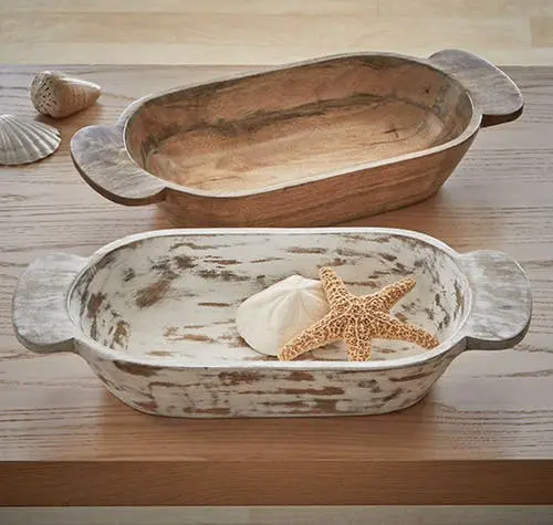 TAG Watermill Natural Wood Dough Bowldecorative Kitchen Bowl