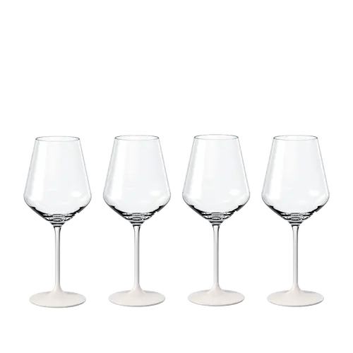 VILLEROY & BOCH Manufacture Rock Blanc Red Wine Set Of 4 - White
