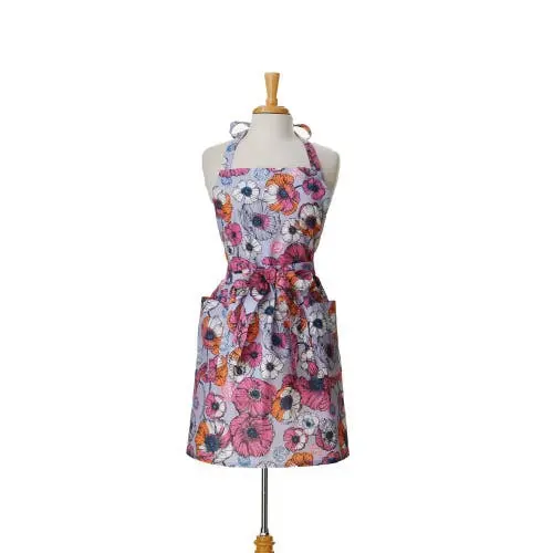TAG Poppy Apron Multi Cotton Everyday - White