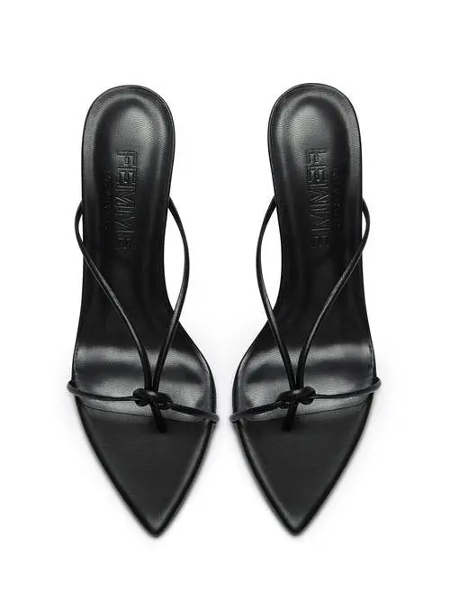 FEMME Akira Mule With Stiletto Heel