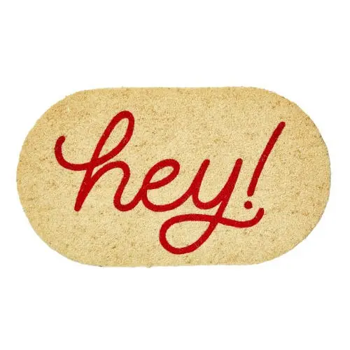 TAG Hey Shaped Non-slip Coir Mat Multi Coir Summer - Beige