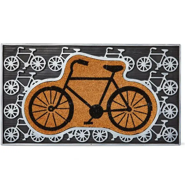 TAG Bike Coir Rubber Doormat Multi Coir Everyday - Brown